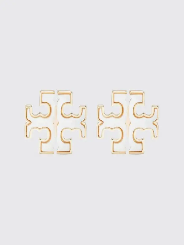 Tory Burch Stud Earring - White