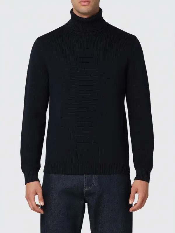 ROBERTO COLLINA Ribbed Turtleneck Sweater