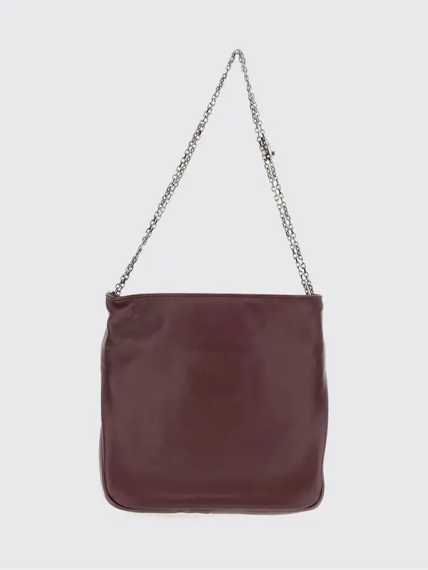 ROGER VIVIER Pilgrim Jewel Buckle Mini Nappa Leather Bucket Bag