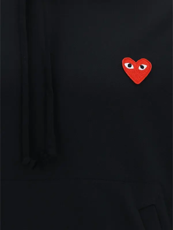 Play Comme Des Garcon Hoodie - Black