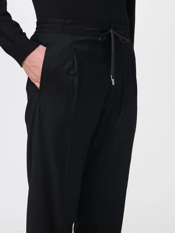 LARDINI Tailored Pants - Black