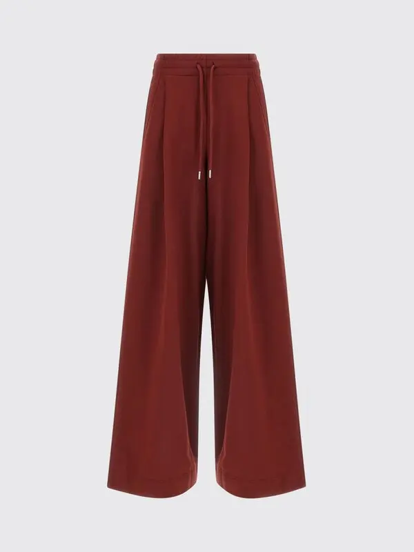 Dries Van Noten Wide Leg Trousers - Red
