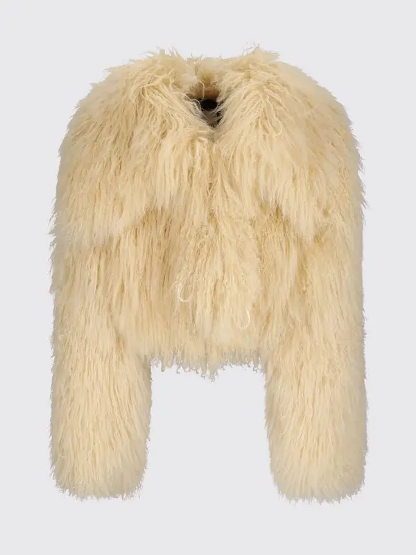 Attico Fur Coat - Beige