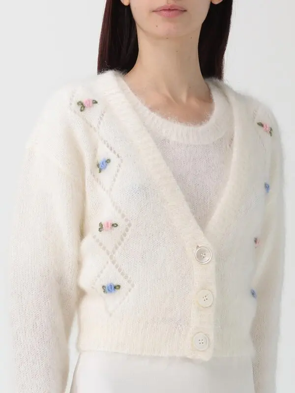 Alessandra Rich Embroidered Cardigan