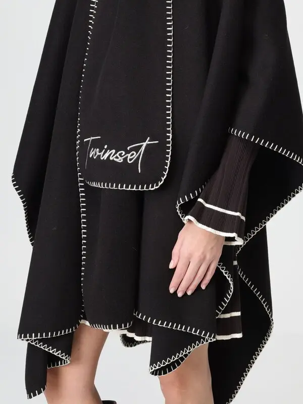 TWINSET Cape - Black