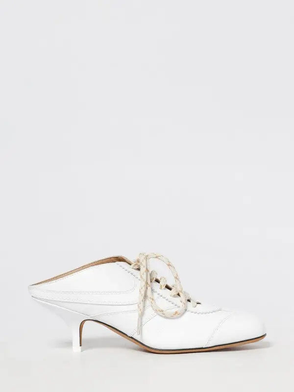 Dries Van Noten Mules With Kitten Heel And Lace-up Closure