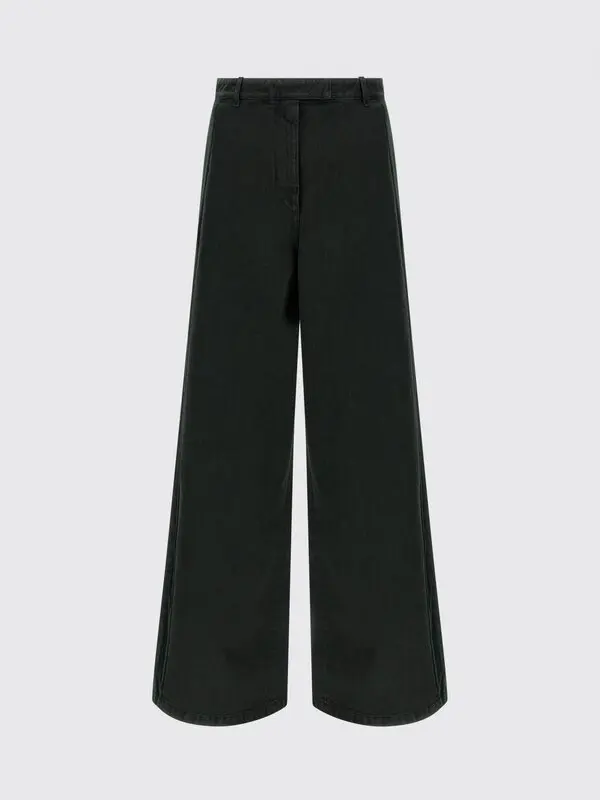 Dries Van Noten Wide Leg Jeans - Green