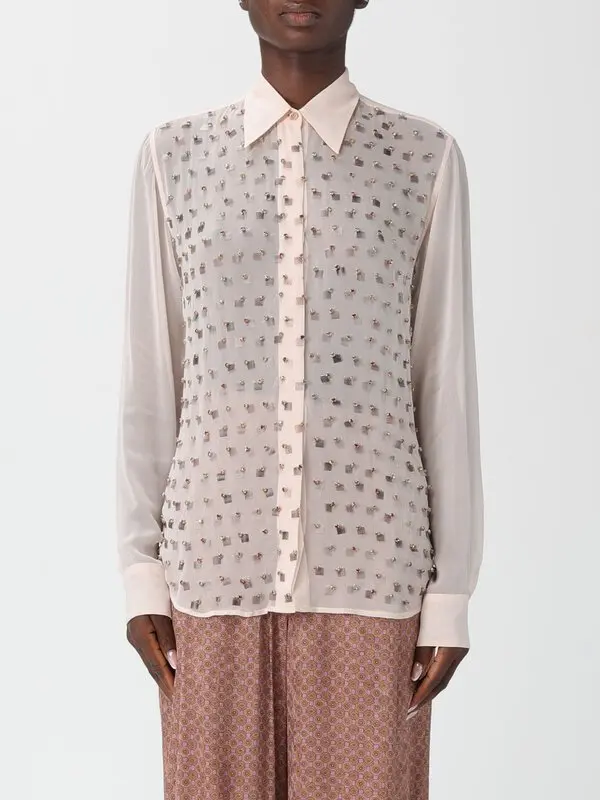 Dries Van Noten Embellished Shirt - Pink