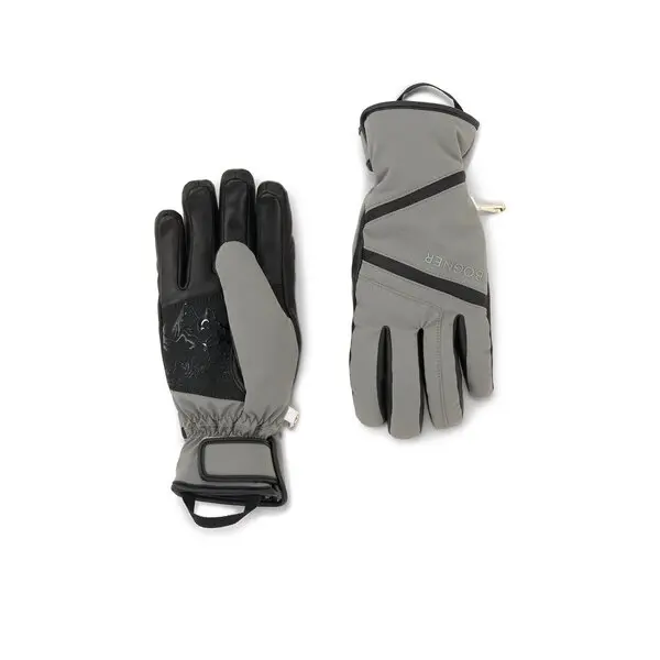 Bogner Gloves Hilla - Gray/black