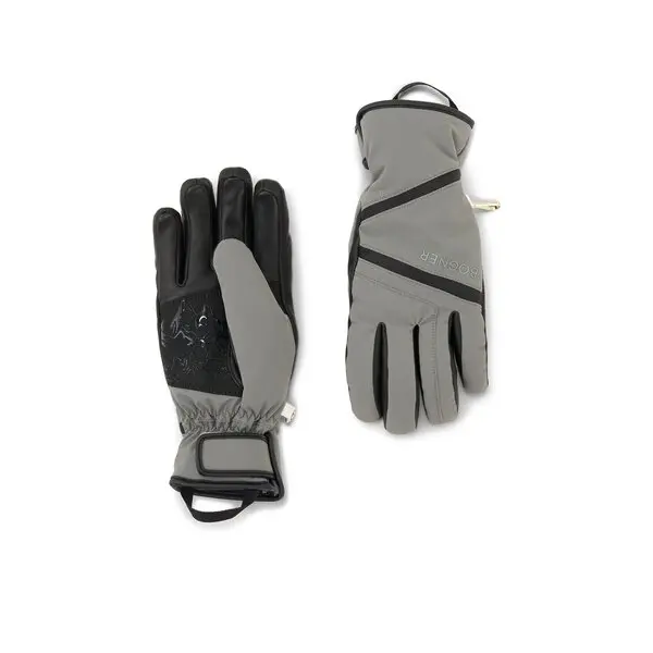 Bogner Gloves Hilla - Gray/black