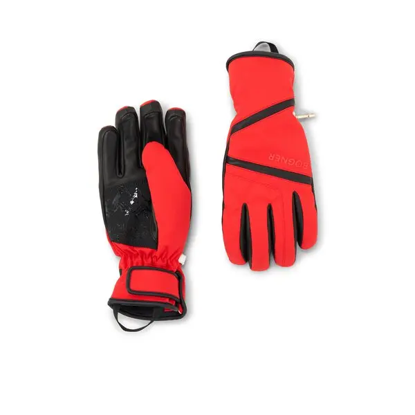 Bogner Gloves Hilla - Red/black