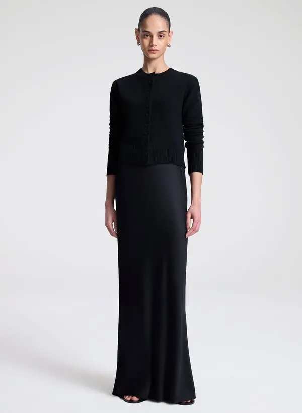 A.L.C. Skyler Cashmere Cardigan - Black