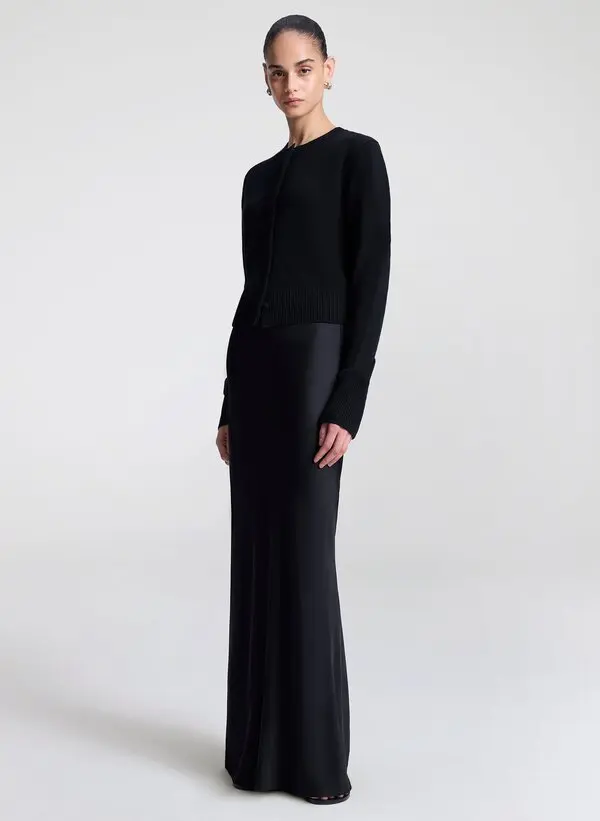 A.L.C. Skyler Cashmere Cardigan - Black