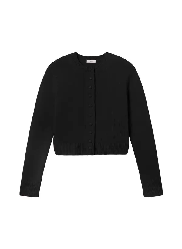 A.L.C. Skyler Cashmere Cardigan - Black