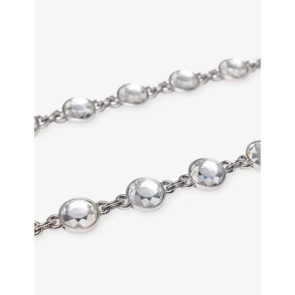 Maje Chain And Rhinestone Metal Belt