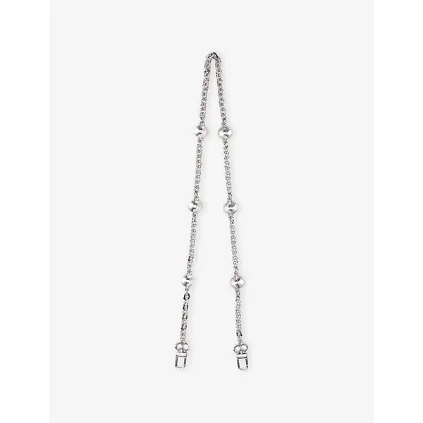 Maje Rhinestone Chain Shoulder Strap