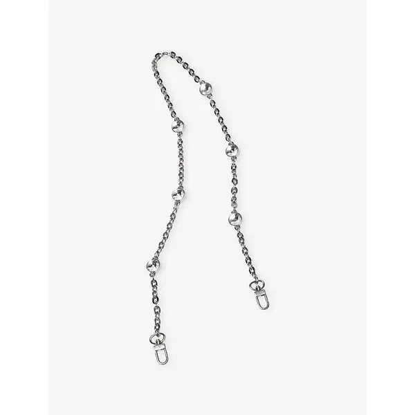 Maje Rhinestone Chain Shoulder Strap