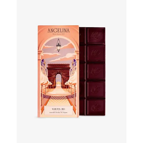 ANGELINA Organic 70% Dark Chocolate Bar 100g - One-color
