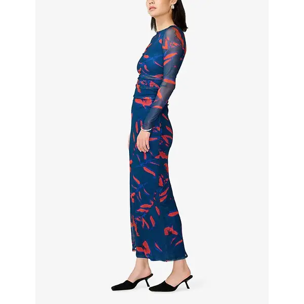 OMNES Hollis Graphic-print Maxi Dress