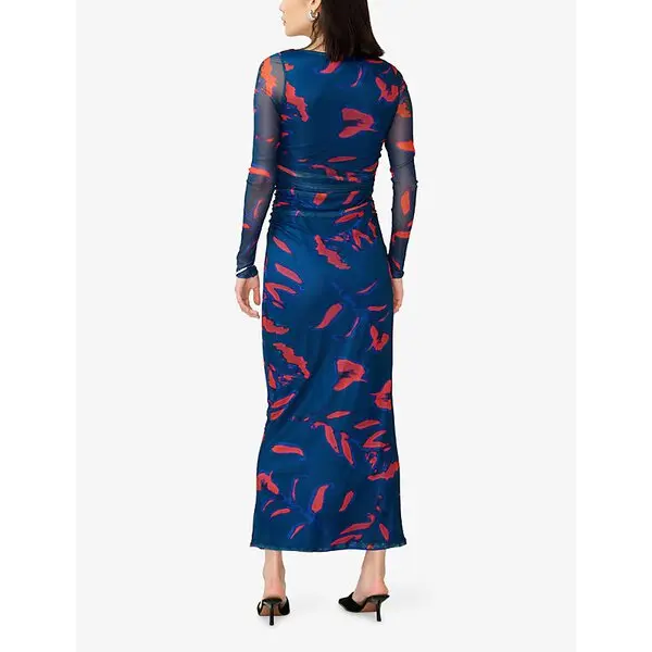 green emerald velvet dress Fallen Leaves Maxi Dress – miniesboutique main image 1