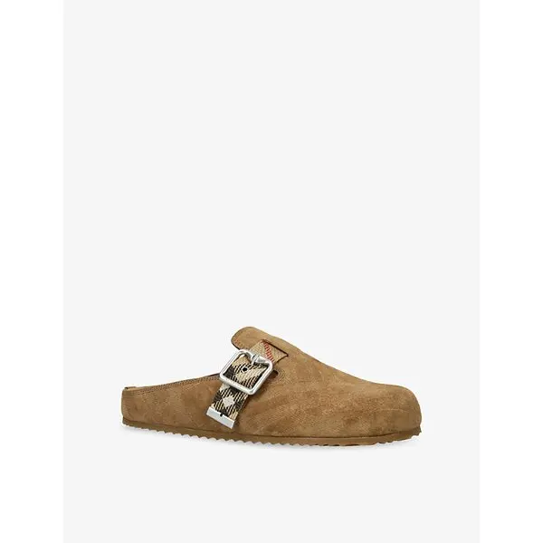 Burberry Urchin Suede Clogs