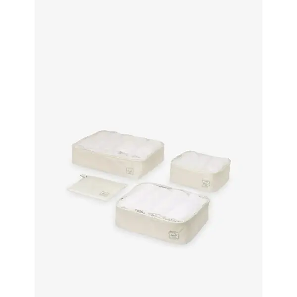 Herschel Supply Co. Kyoto Packing Cubes Set Of Four - Moonbeam Tonal