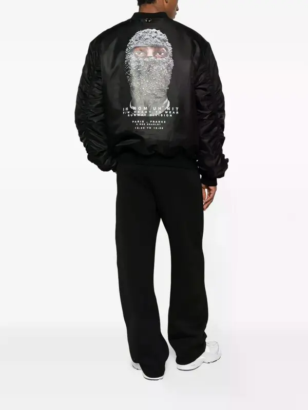 IH NOM UH NIT Logo-print Bomber Jacket