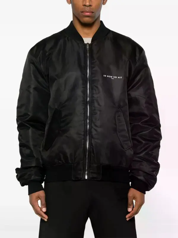 IH NOM UH NIT Logo-print Bomber Jacket