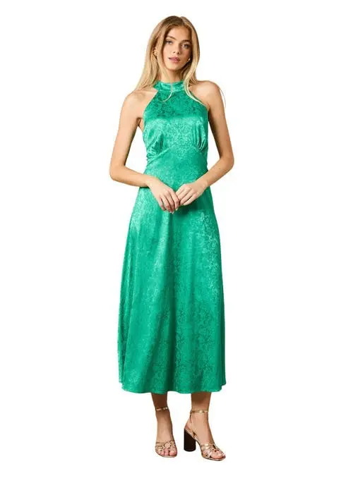 OASIS Halterneck Midi Dress