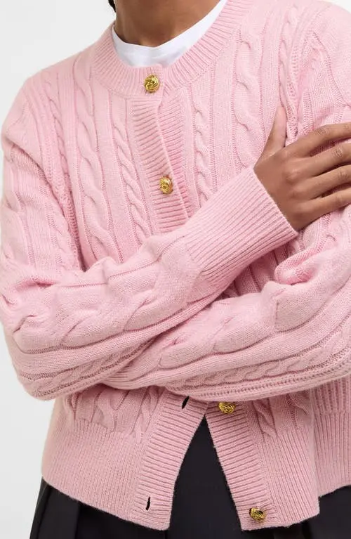 Barbour Elina Cable Stitch Wool & Cashmere Cardigan