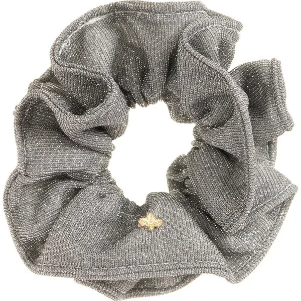 L. Erickson Eira Scrunchie - Silver
