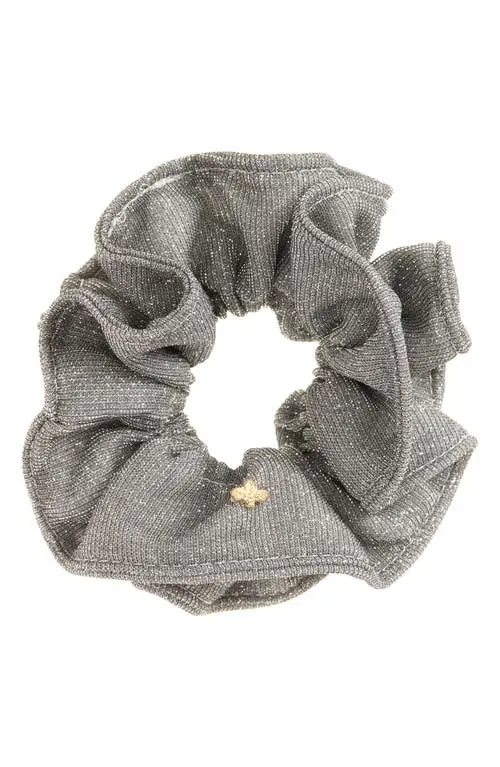 L. Erickson Eira Scrunchie - Silver