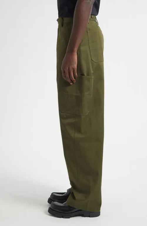 Givenchy Cotton Canvas Cargo Trousers - Khaki