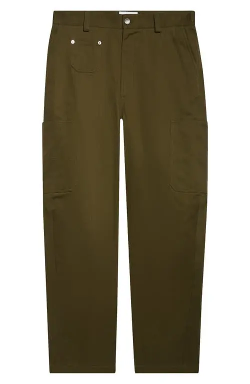 Givenchy Cotton Canvas Cargo Trousers - Khaki