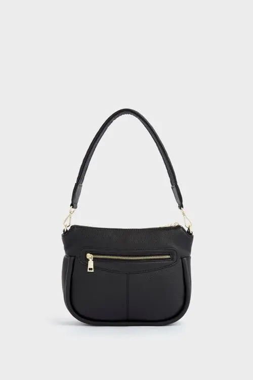 OSPREY LONDON The Hendrix Leather Shoulder Bag