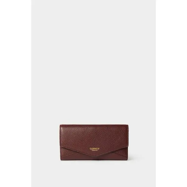 OSPREY LONDON The Core Medium Leather Matinee Purse - Merlot