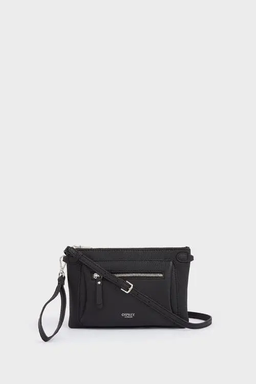 OSPREY LONDON Ruby Leather Bag - Black
