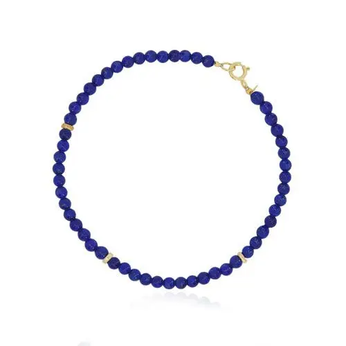 THE LOVERY FINE JEWELRY Round Beaded Bracelet - Lapis