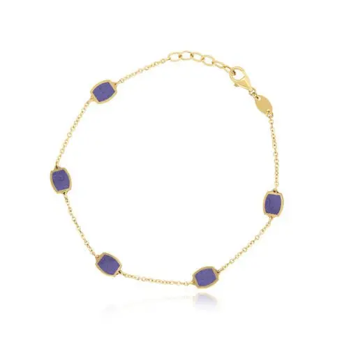 THE LOVERY Icon Bracelet - Amethyst