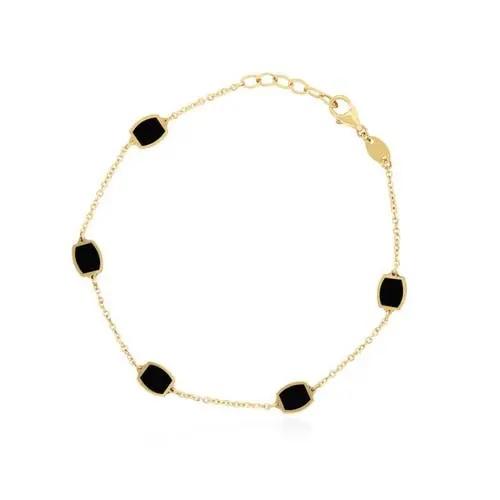 THE LOVERY FINE JEWELRY Icon Bracelet - Onyx