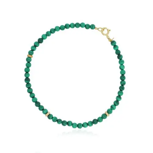 THE LOVERY FINE JEWELRY Round Bead Bracelet - Malachite