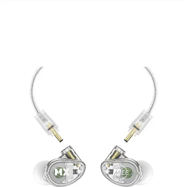 MEE AUDIO Mx4 Pro Quad Driver Musicians' In-ear Monitors - Clear