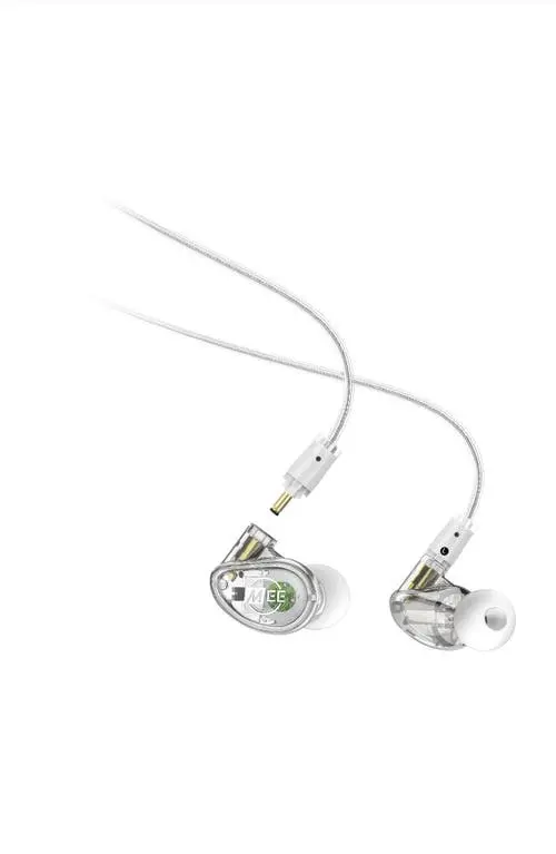 MEE AUDIO Mx4 Pro Quad Driver Musicians' In-ear Monitors - Clear
