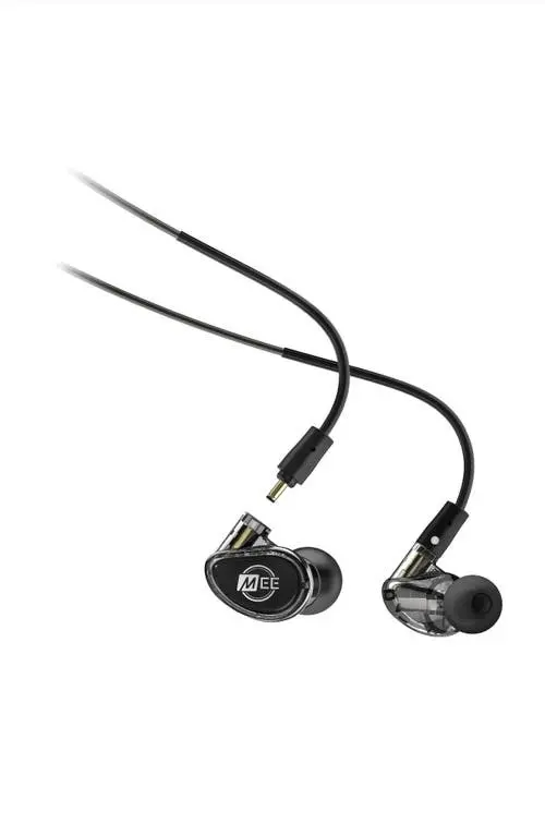 MEE AUDIO Mx3 Pro Triple Driver Musicians' In-ear Monitors - Smoke