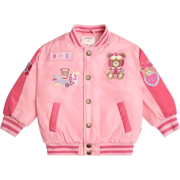 HUXBABY Varsity Bomber Jacket