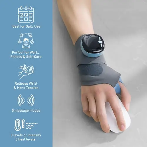 PURSONIC Wrist Massager & Ems Ab Toner Set