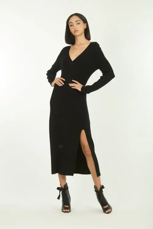 SECRET PON-PON Taylor Wool-cashmere Blend Midi Dress