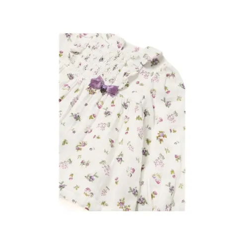 MAYORAL Cotton Gauze Floral Blouse