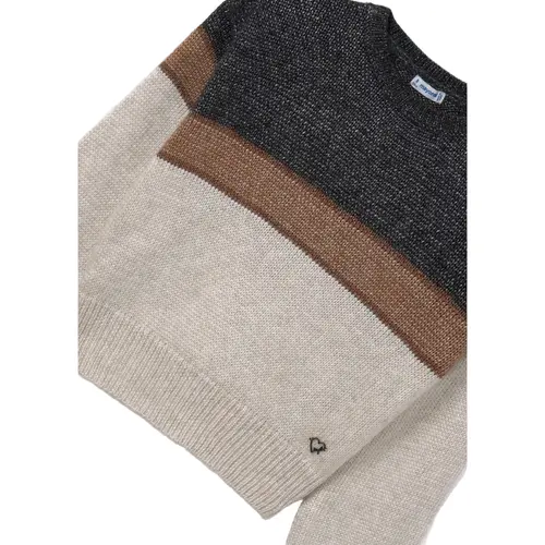 MAYORAL Color Block Knit Sweater