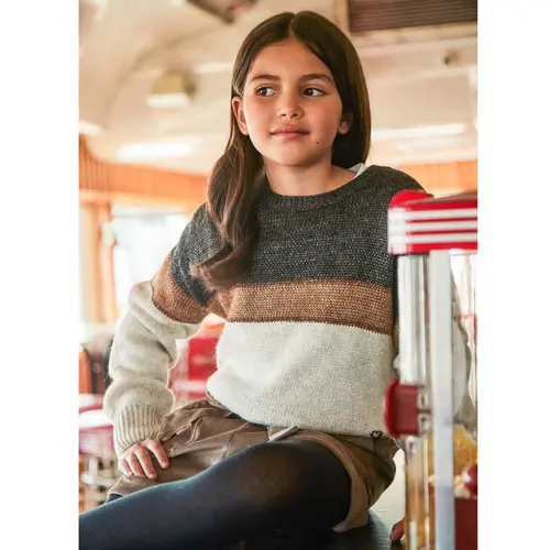 MAYORAL Color Block Knit Sweater